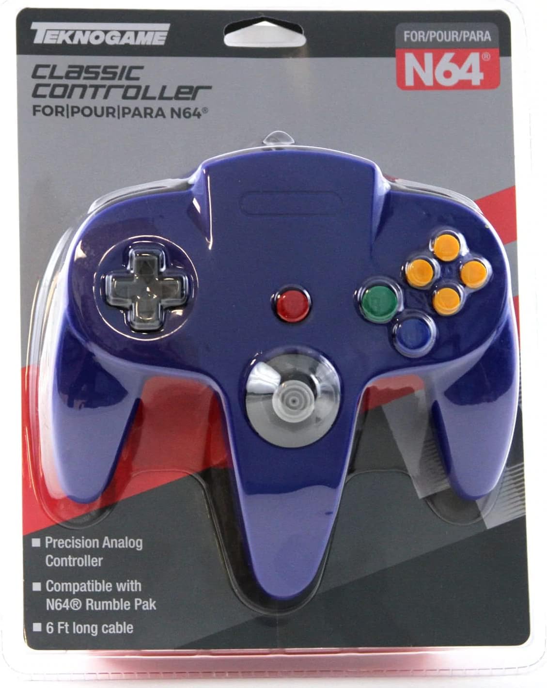 Classic Controller for N64 (Blue) for Nintendo64