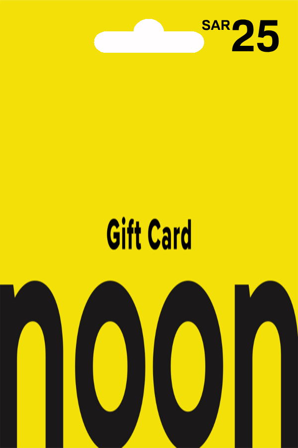 Noon Gift Card SAR 25 | Saudi Arabia Account digital