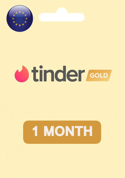 Tinder Gold 1 Month Subscription | Europe Account digital