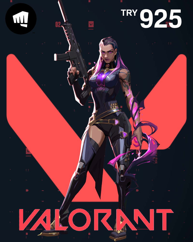 Valorant Gift Card 925 Points | Turkey Account digital