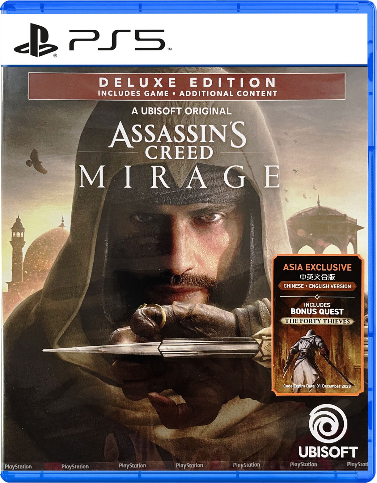 Assassin's Creed Mirage [Deluxe Edition] (Multi-Language) (Cover - English) for PlayStation 5