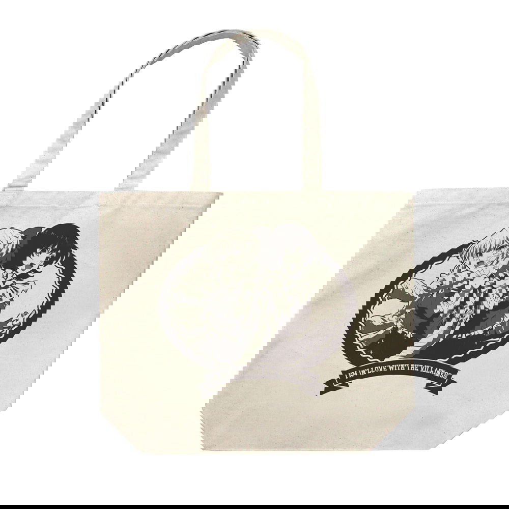 I'm in Love with the Villainess - Rae & Claire Large Tote Bag Natural