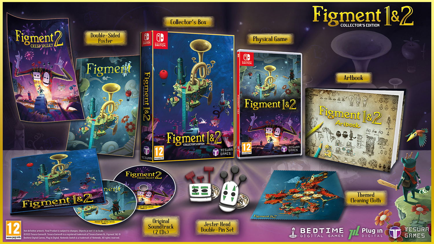 Figment 1 & 2 [Collector's Edition] for Nintendo Switch, Nintendo Switch 2