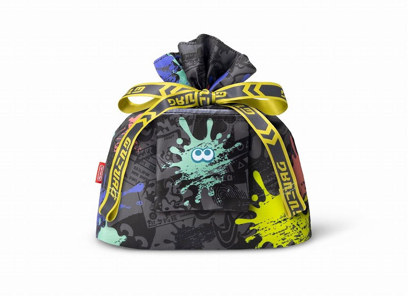 Splatoon 3 Wrapping x Eco Bag S (Squid Light Blue)