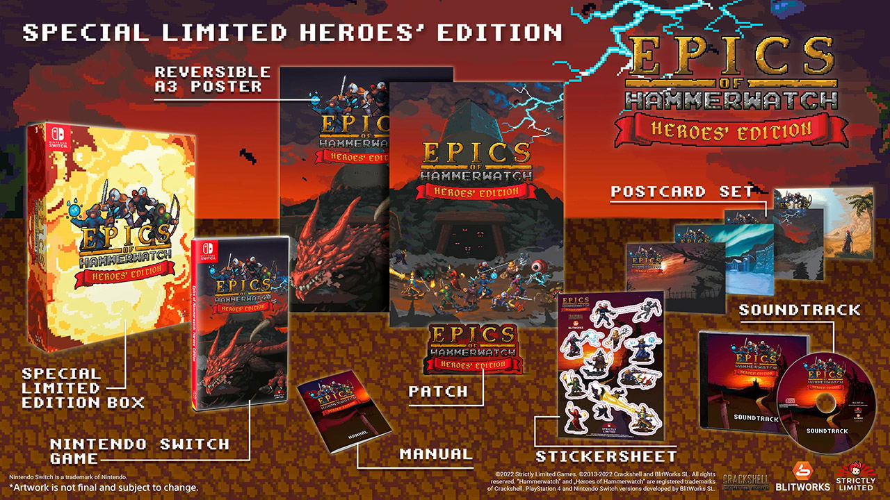 Epics of Hammerwatch [Special Limited Heroes Edition] for Nintendo Switch