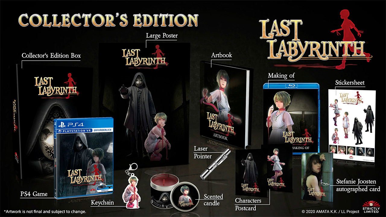 Last Labyrinth [Collector's Edition] for PlayStation 4, PlayStation VR