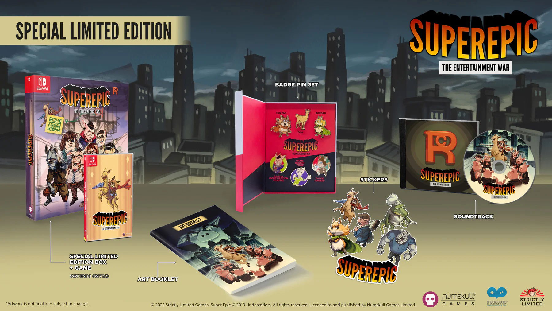 SuperEpic: The Entertainment War [Special Limited Edition] for Nintendo ...