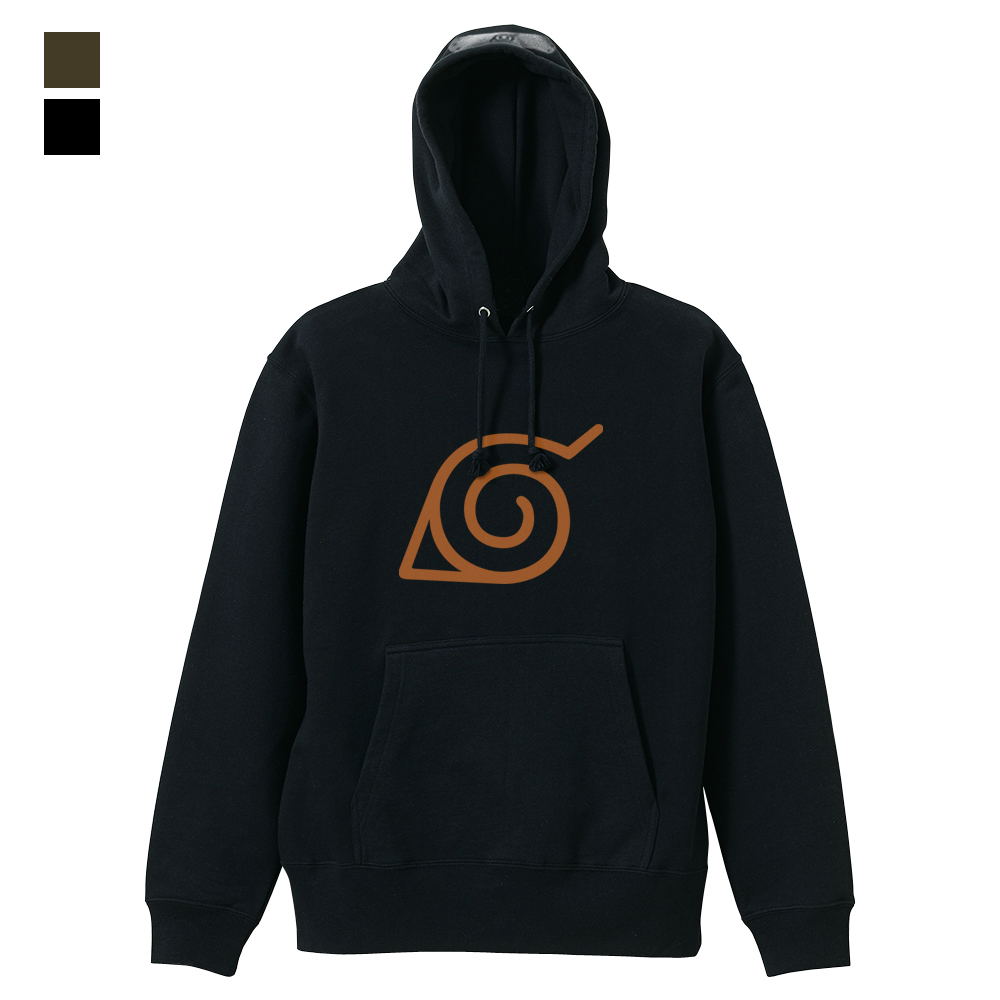 Naruto Shippuden Hidden Leaf Village Hoodie (Black | Size XL)