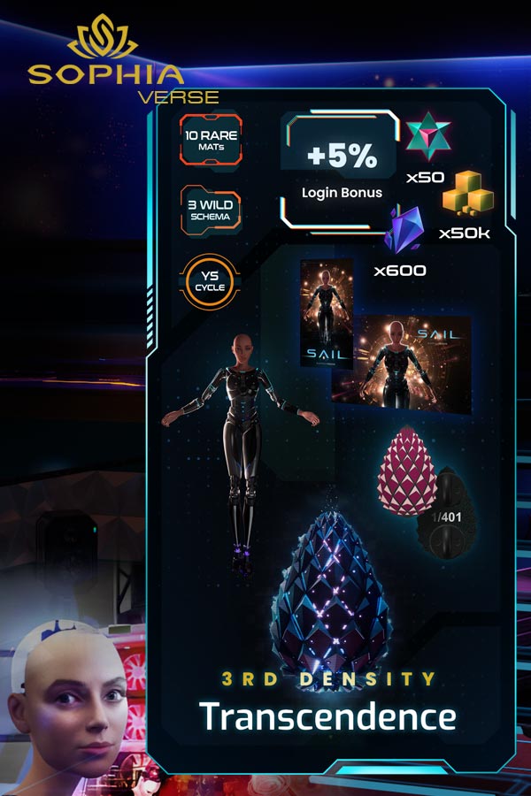 Sentient AI Lab (SAIL) 3rd Density: Transcendence digital for Sentient A.I. Lab (SAIL) App