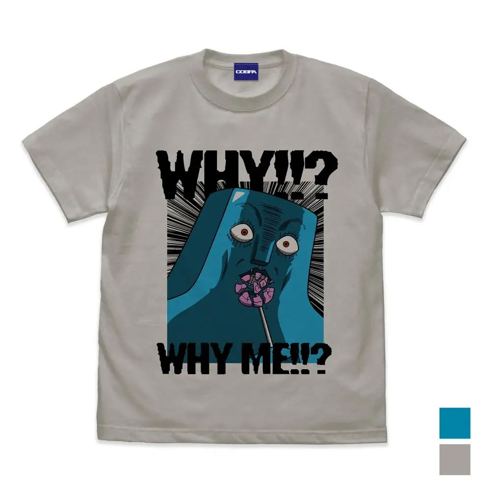 Bobobobo Bobobo - Tokoro Tennosuke Why!!? Why me!!? T-shirt (Light Gray ...