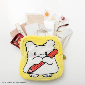 Hanamaru Ghost Full Fluffy Pouch Book