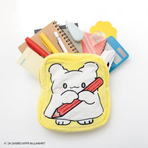 Hanamaru Ghost Full Fluffy Pouch Book