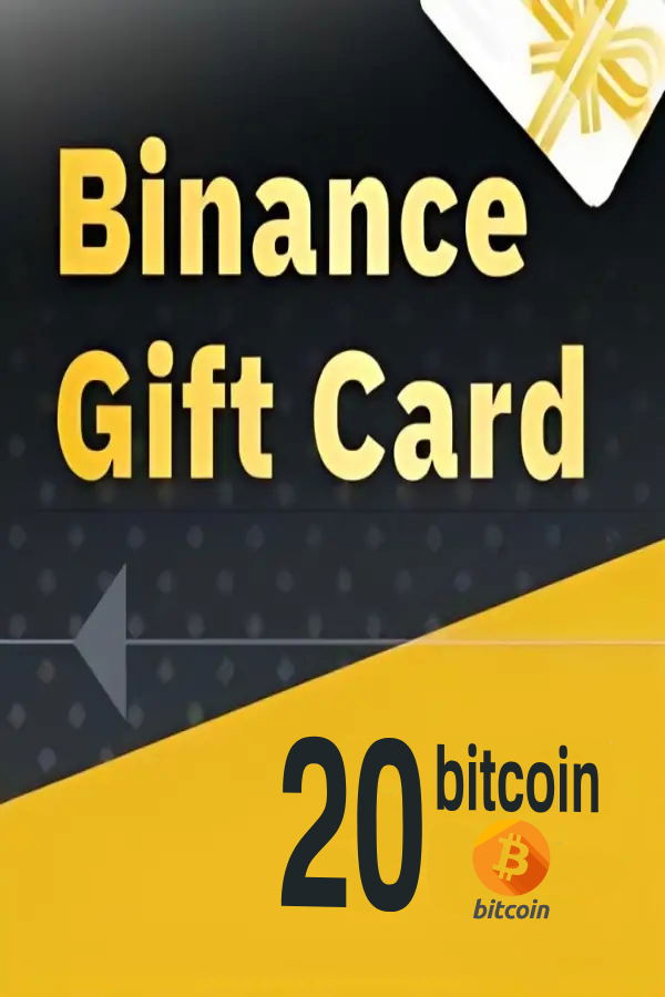 Binance Gift Card 20 USD (Bitcoin) digital