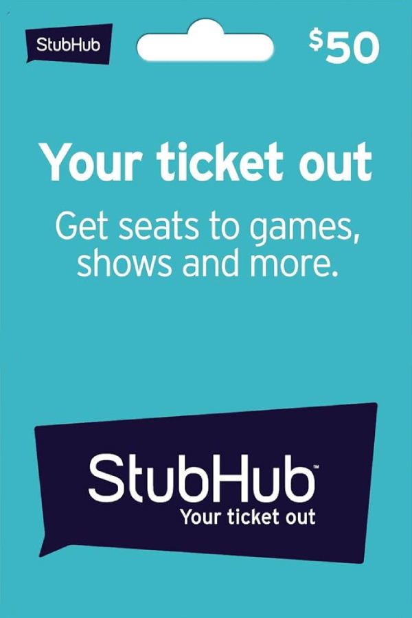 StubHub Gift Card 50 USD | USA Account digital