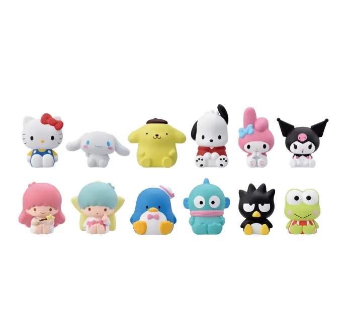 Sanrio Characters Soft Vinyl Puppet Mascot (Set of 12 Pieces)