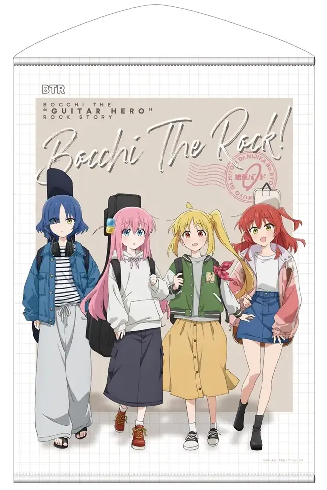 Bocchi The Rock! Original Illustration Cable Band B2 Tapestry Street ...