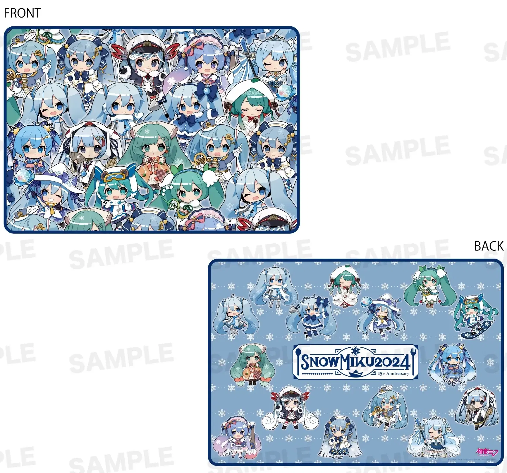 Snow Miku 2024 Double-sided Blanket