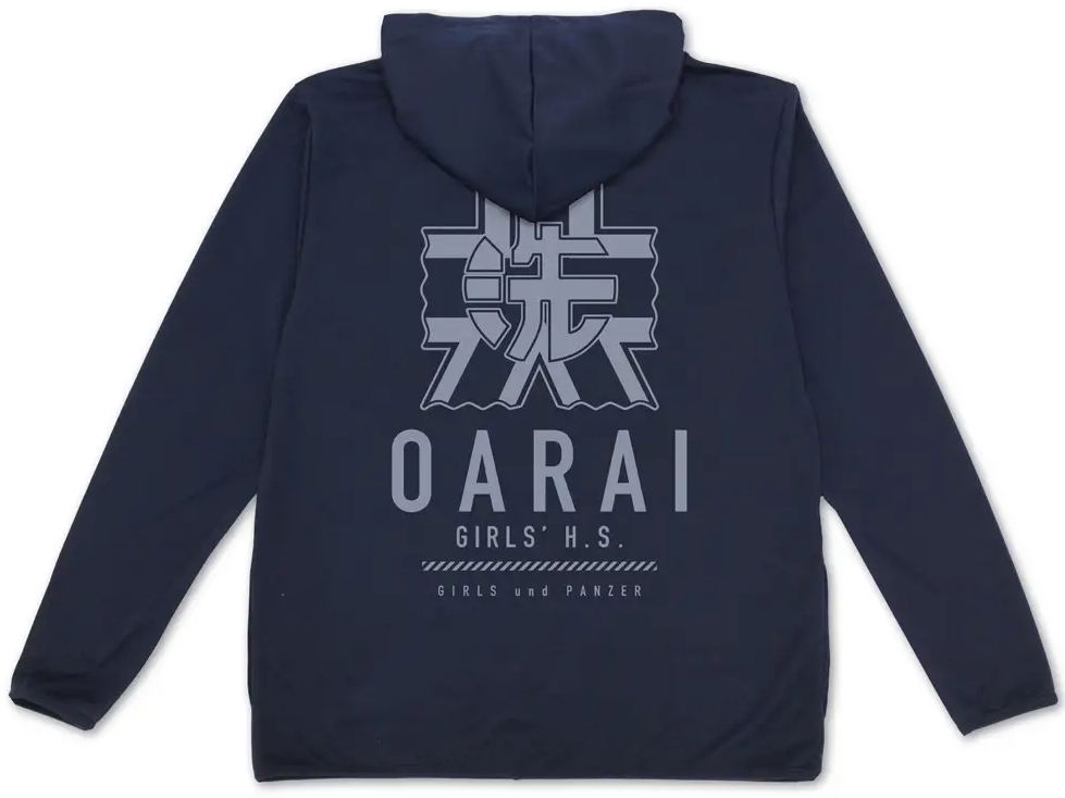 Girls und Panzer das Finale - Oarai Girls' Academy Thin Dry Hoodie Ver ...