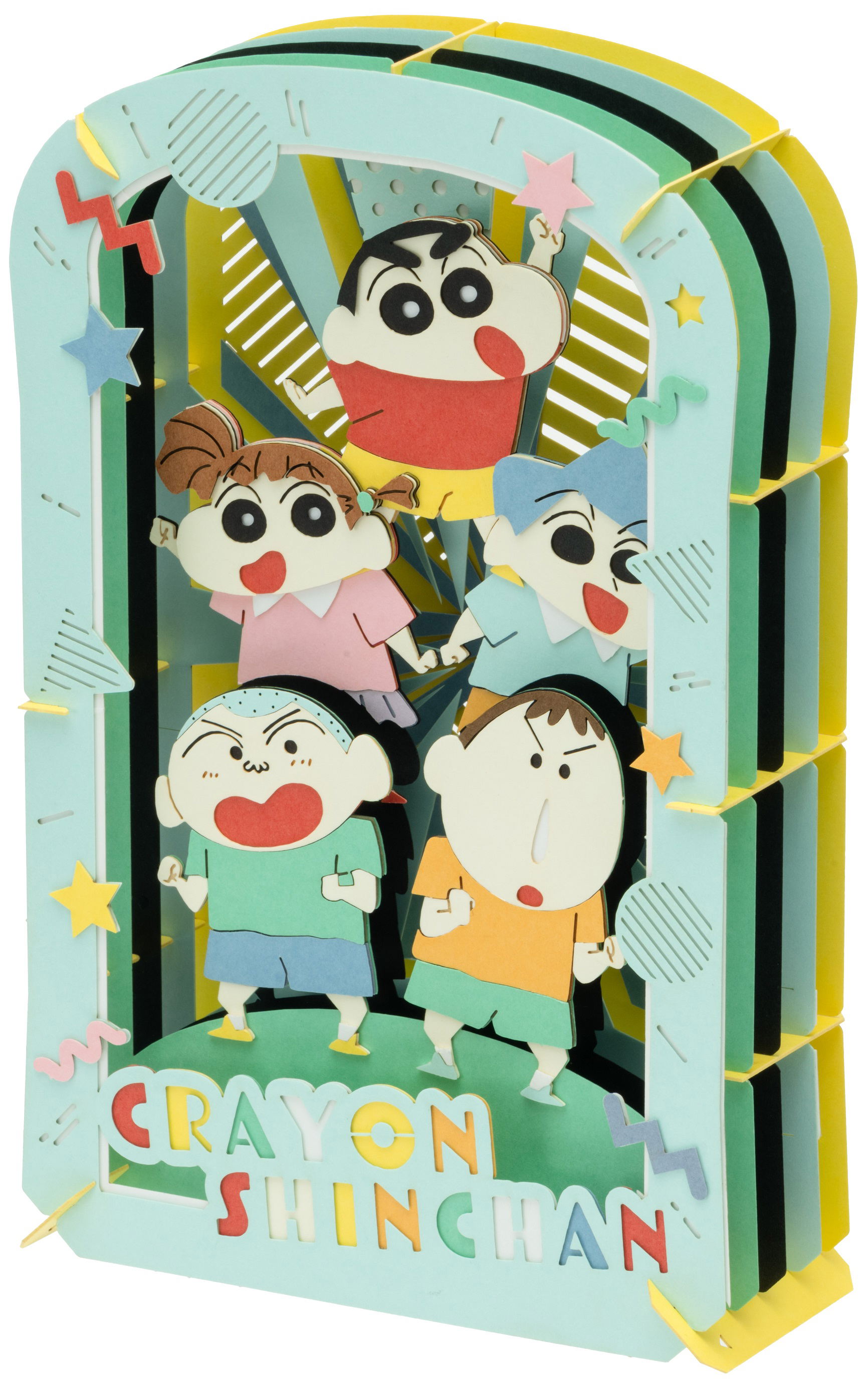 Crayon Shin-chan Paper Theater PT-L67 Kasukabe Defence Force