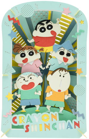 Crayon Shin-chan Paper Theater PT-L67 Kasukabe Defence Force