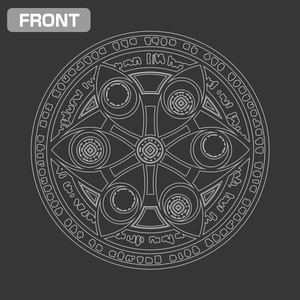 Frieren: Beyond Journey's End - Zoltrak Luminous T-shirt (Sumi | Size XL)