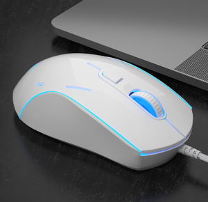 MageGee G12 Wired Mouse (White) for PC
