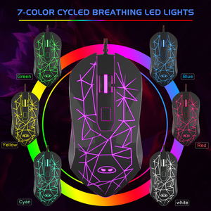 MageGee G6 Wired Mouse (Black) for PC