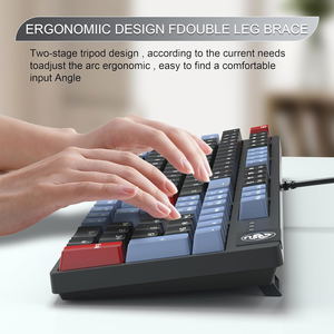 MageGee MK-ARMOR Wired Mechanical Keyboard (Blue Black) - Brown Switch ...