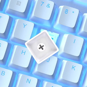 MageGee MK-STAR Wired Mechanical Keyboard (White/blue) - Blue Switch ...