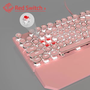MageGee MK-STORM Wired Mechanical Keyboard and G10 Mouse Combo White ...