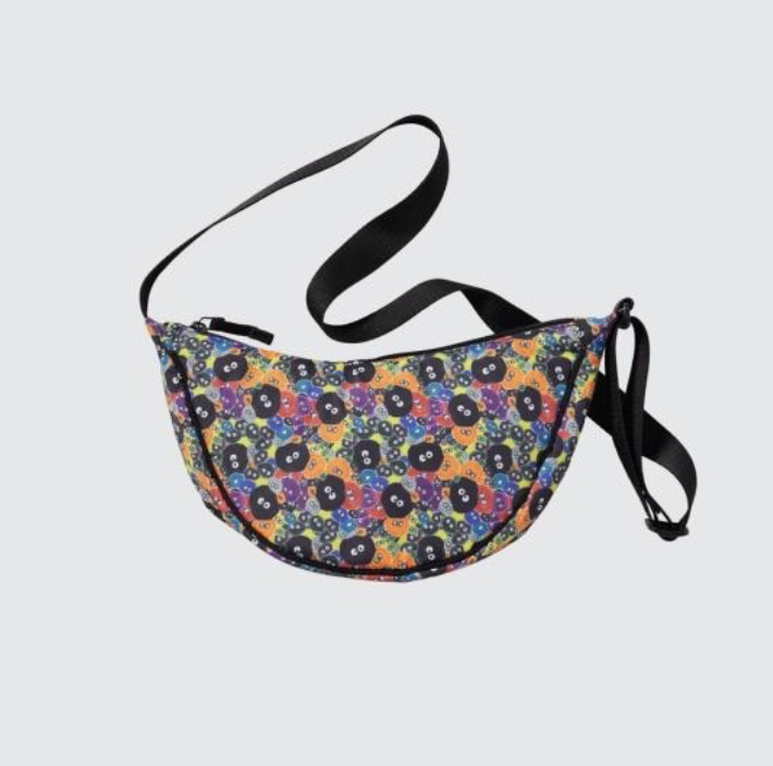 Studio Ghibli Makkuro Kurosuke Graphic Round Mini Shoulder Bag