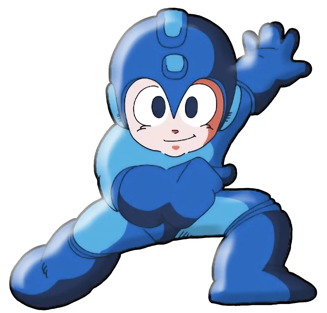 Mega Man - Mega Man Pins Decided Pose