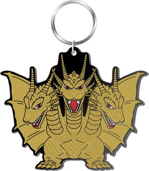 Godzilla: Godzilla Rubber Key Ring (Set of 6 Pieces)