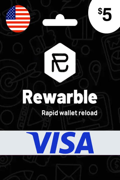 Visa Gift Card 5 USD | US Account Only (Rewarble) digital