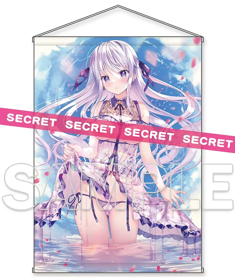 TwinBox Original Illustration Mizu Mo Shitataru Hiiragi Asuka X-rated Tapestry B2