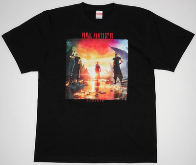 Final Fantasy VII Rebirth T-shirt Key Art (Black)