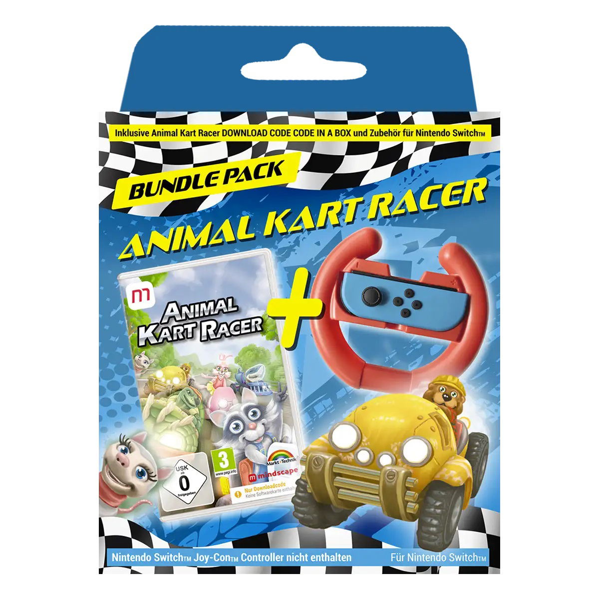 Animal Kart Racer Bundle [German Cover] (Code in a box) for Nintendo Switch