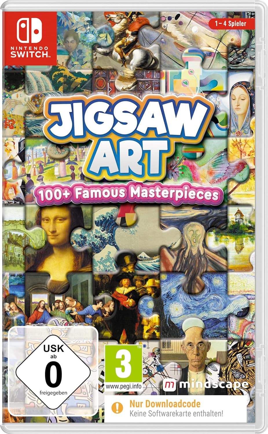 Jigsaw Art: 100+ Famous Masterpieces [German Cover] (Code in a box) 과(와 ...