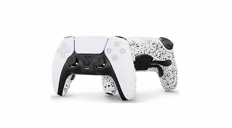King Wireless Controller for PS5 (White Model 4) for PlayStation 5