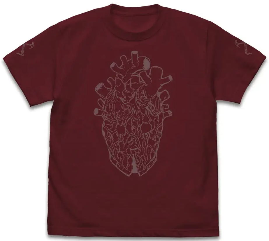 Dorohedoro (Original Version) - Kokoro Mask T-shirt (Burgundy | Size L)