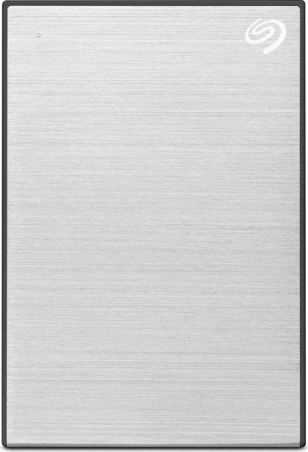 Seagate One Touch Portable HDD with Password Silver +Rescue 5TB, USB 3. ...