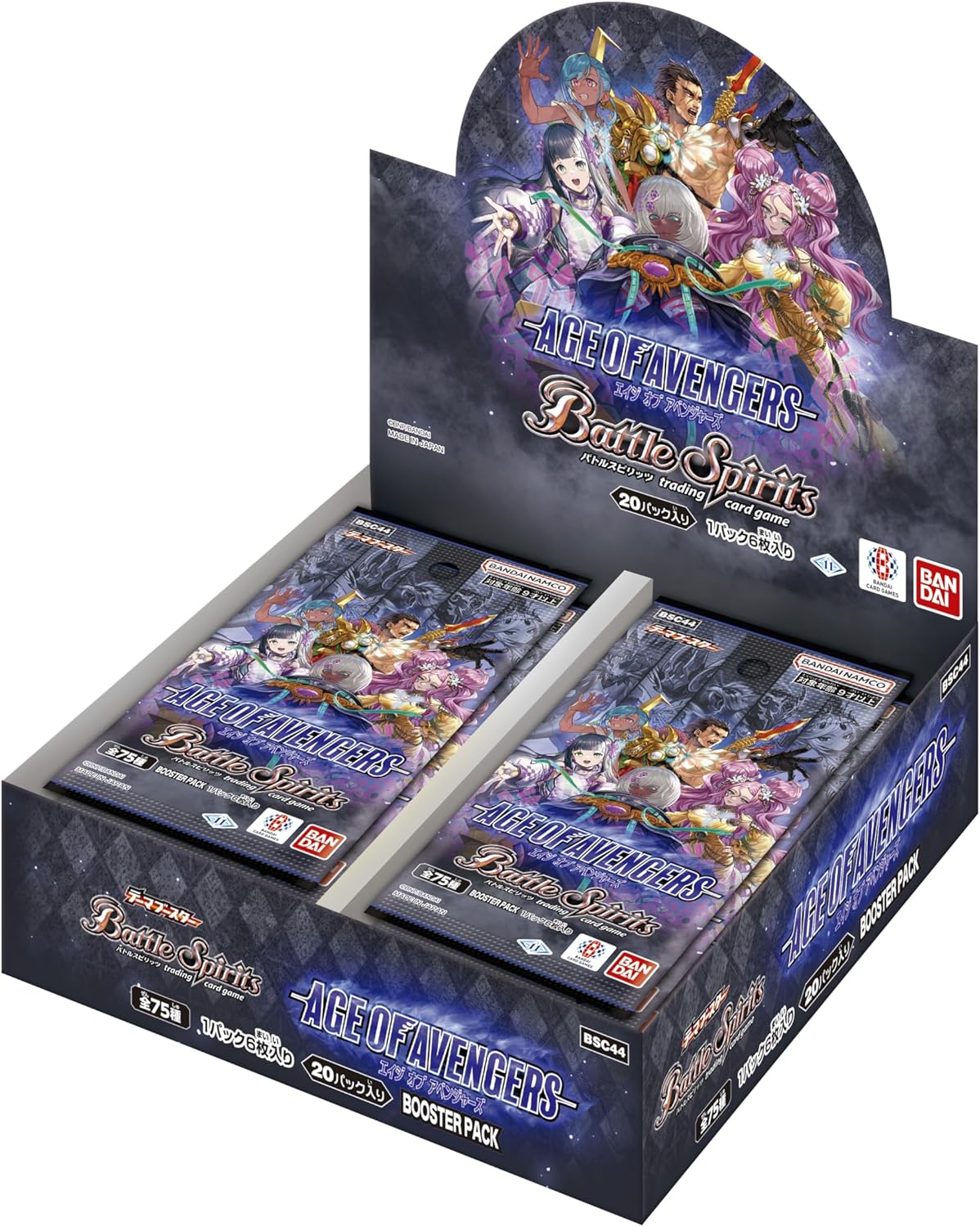 Battle Spirits Theme Booster Age Of Avengers Booster Pack BSC44 (Set of 20 Packs)