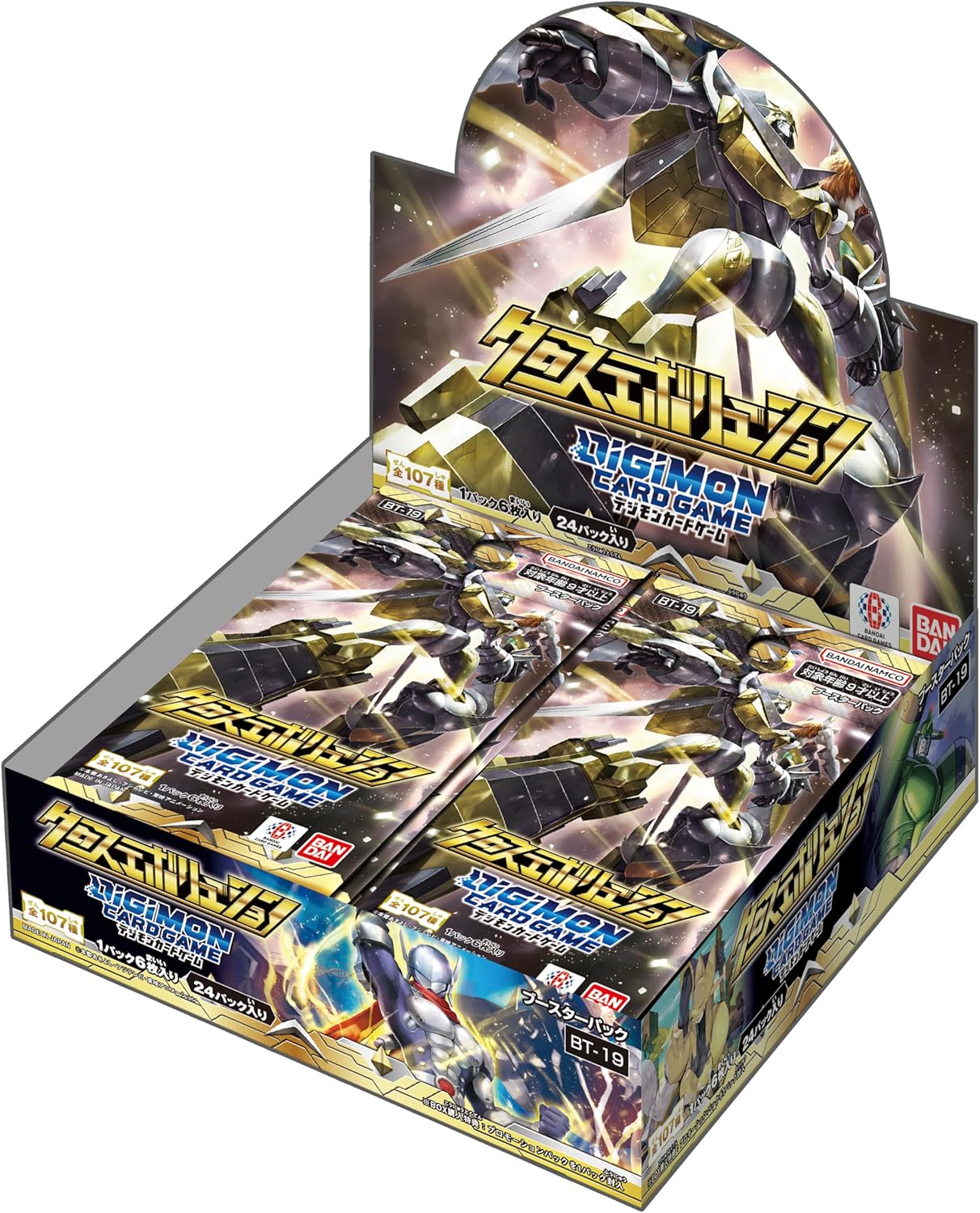 Digimon Card Game Booster Pack Cross Evolution BT-19 (Set of 24 Packs)