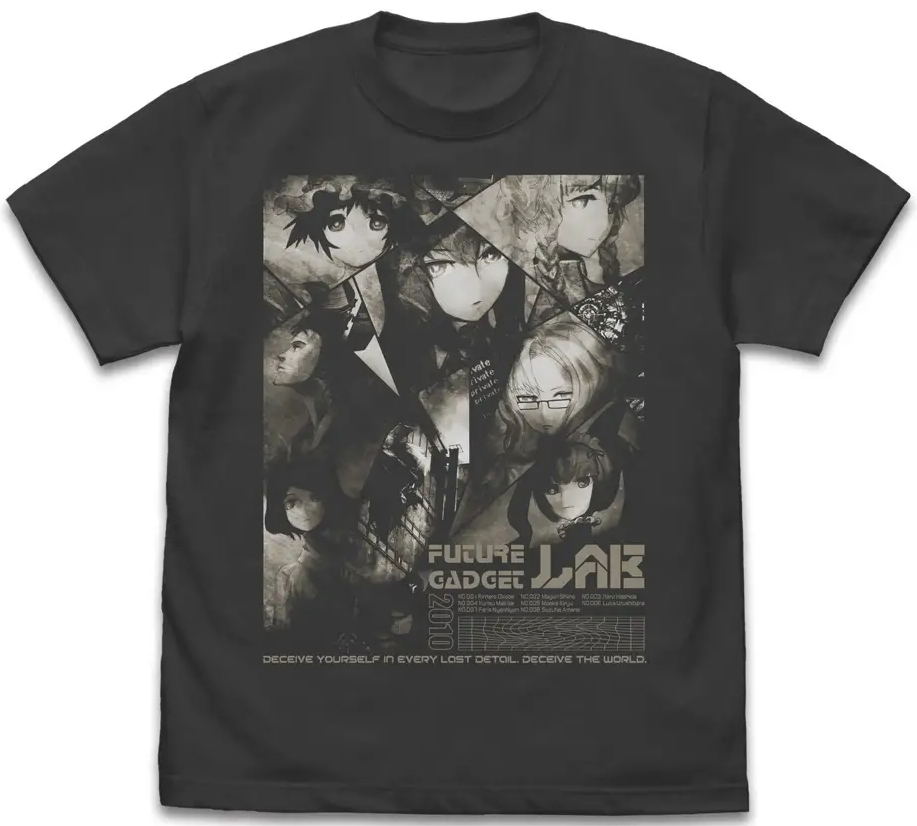 Steins;Gate Visual T-shirt (Sumi | Size M)