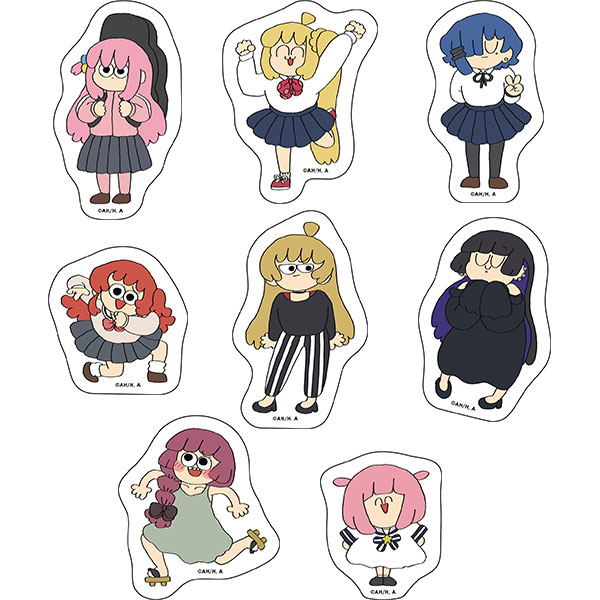 Bocchi The Rock! Sticker Set Life-size Ver.