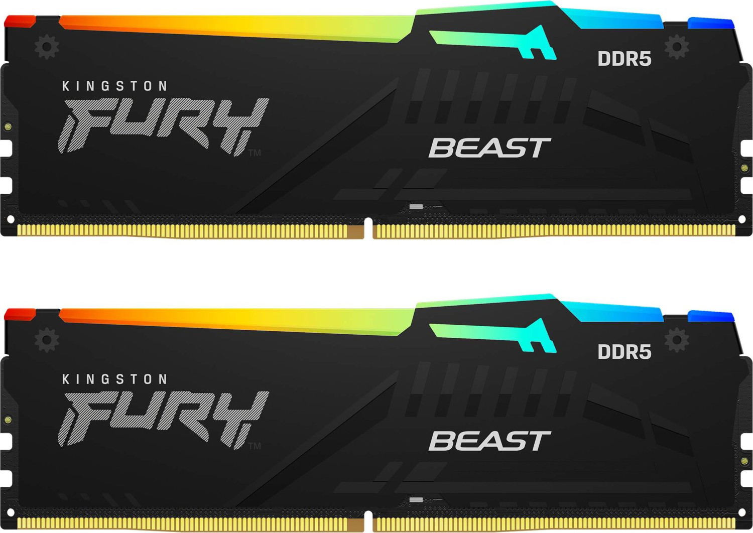 Kingston FURY Beast RGB DIMM Kit (DDR5-6000, CL40-40-40 32GB) for PC