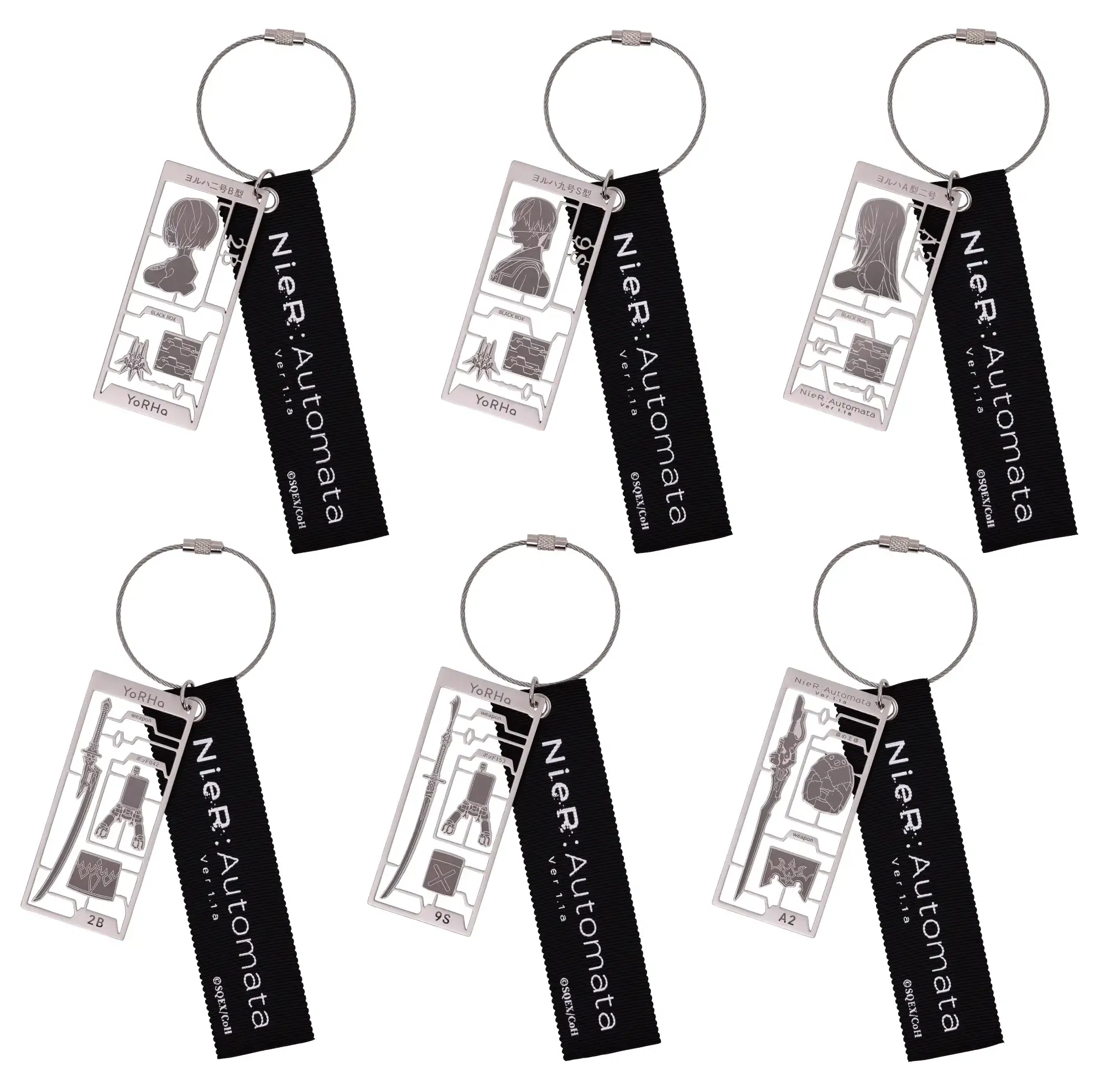 TV Anime NieR:Automata Ver1.1a Metallic Runner Ring (Random Single)