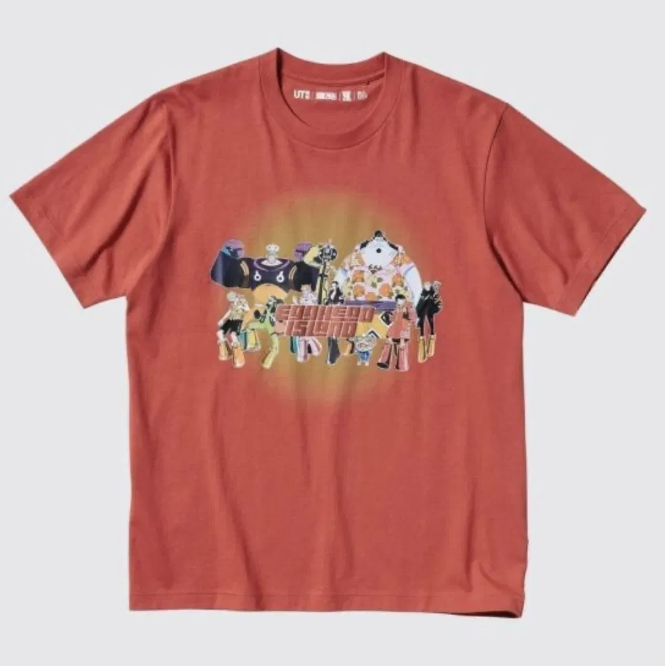 UT TV animation One Piece 25th Egghead Island Graphic T-Shirt (Red ...