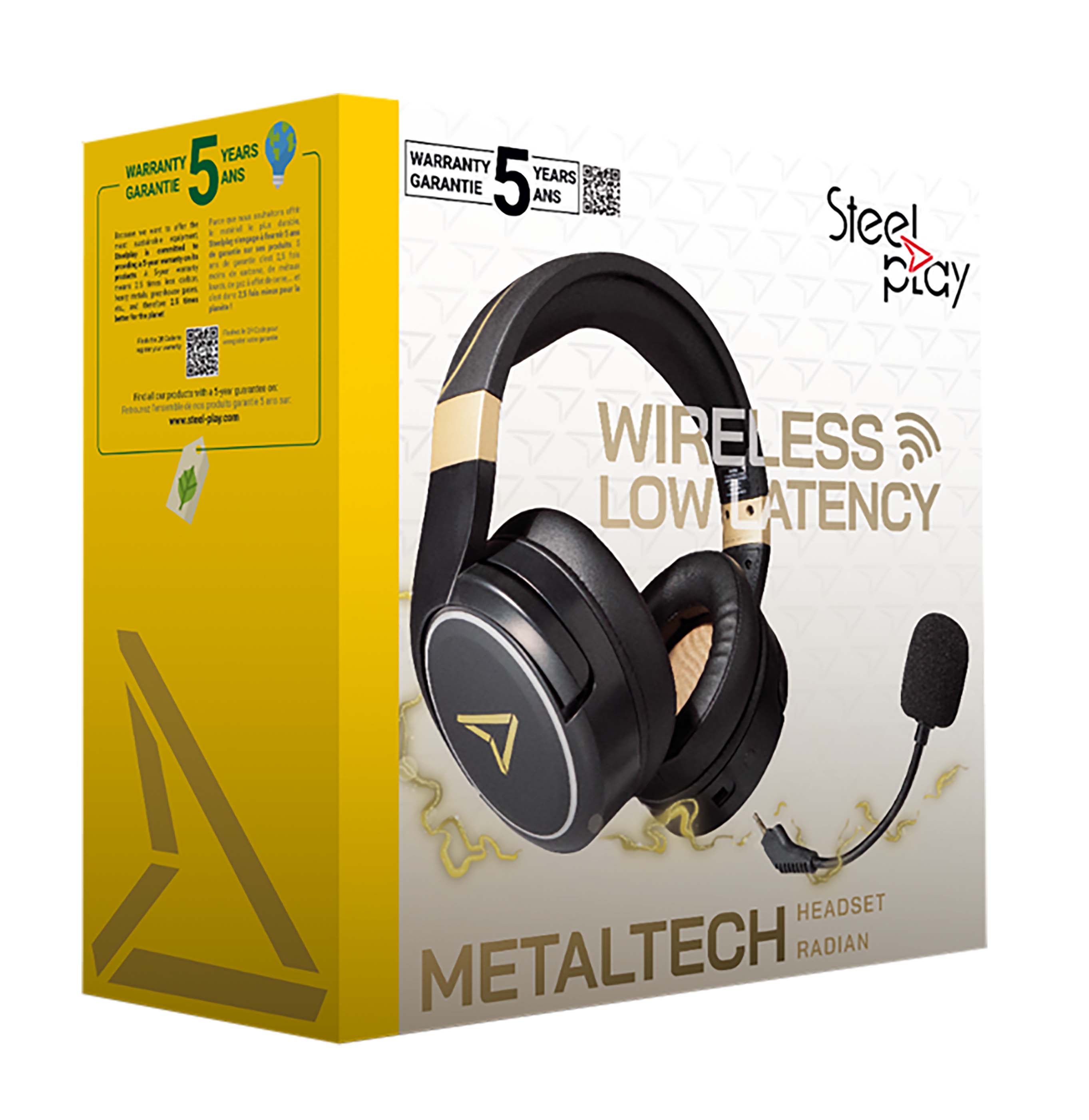 Wireless Low Latency Headset MetalTech (Radiance) for PC & Mac, PS4 ...