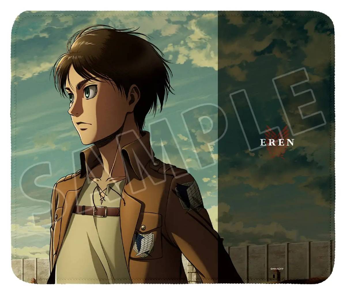 Attack On Titan Eren Mouse Pad